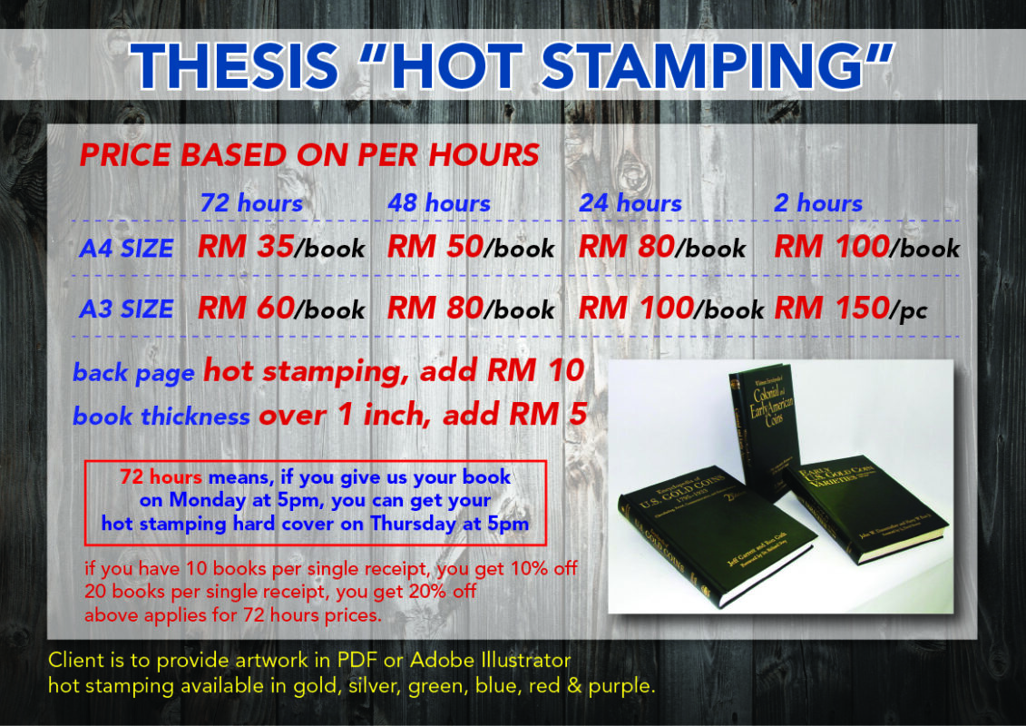 THESIS HOT STAMPING – Angel Print House MY